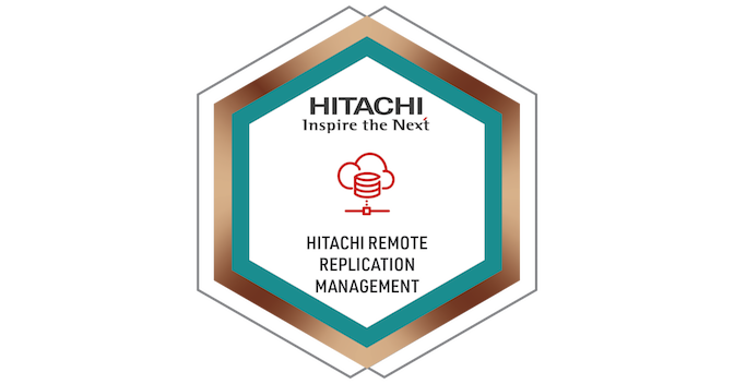 Hitachi Remote Replication Management - Credly