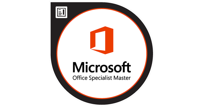 Microsoft Office Specialist: 2016 Master - Credly