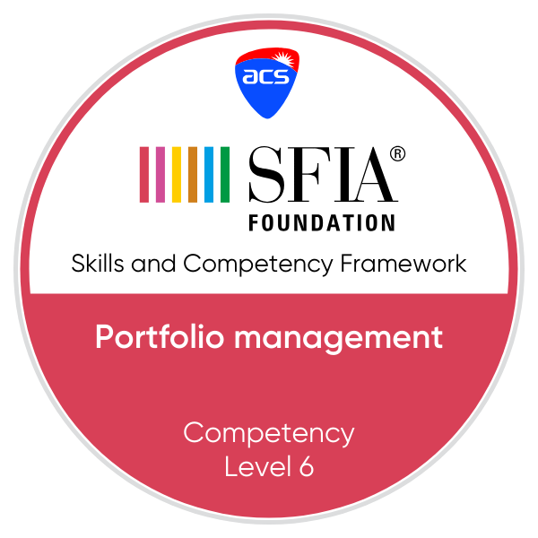 Portfolio management - Competency - Level 6 - Credly