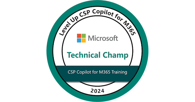 Level Up CSP Copilot for M365 Technical Champion - Credly