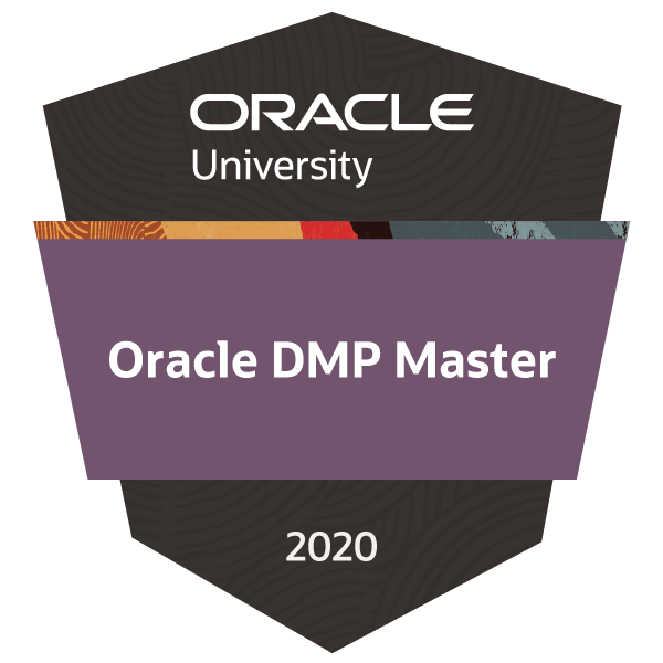 Oracle DMP Master 2020 - Credly