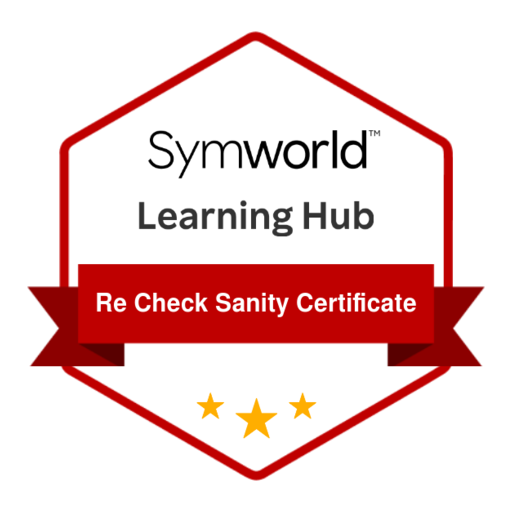 Re Check Sanity Certificate - Credly