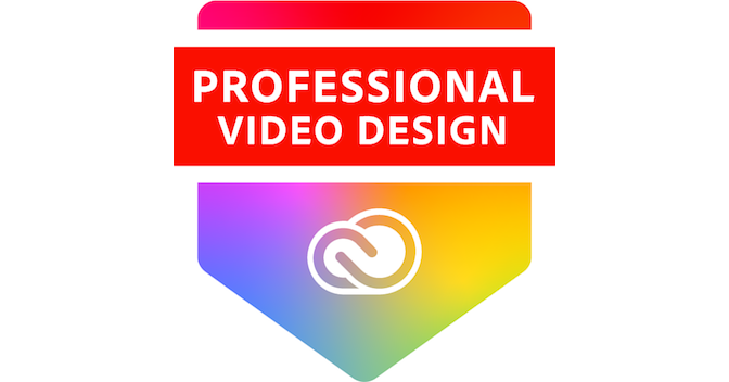 Adobe Certified Professional in Video Design - Credly
