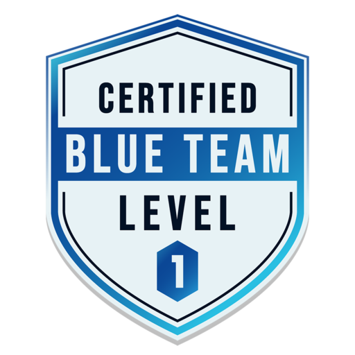 Blue Team Level 1 (BTL1) - Credly