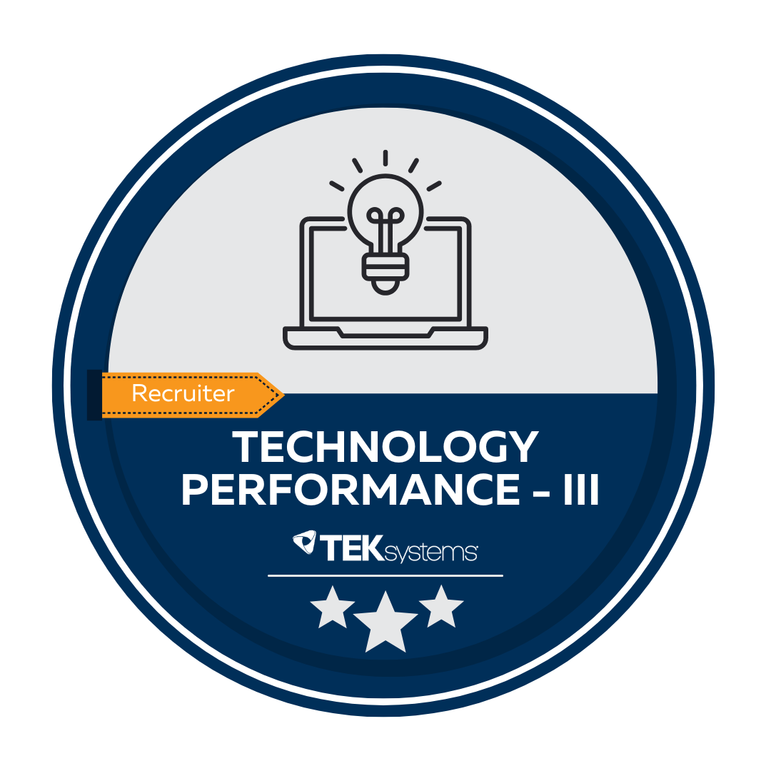Recruiter Technology Performance - III - Credly