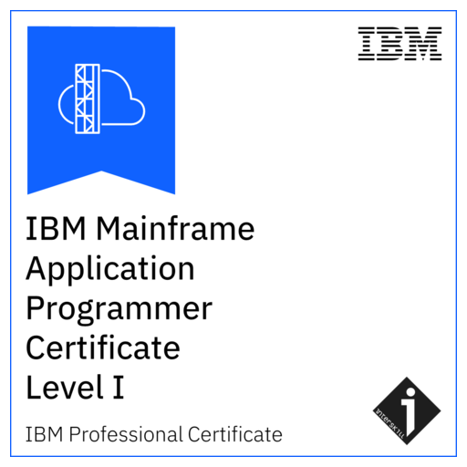 Interskill - IBM Mainframe Application Programmer Level I Certificate - Credly