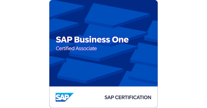 SAP Certified Associate - SAP Business One - Credly