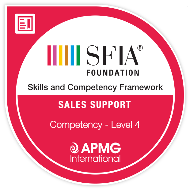 SFIA - Competency - Sales support (SSUP) - Level 4 - Credly