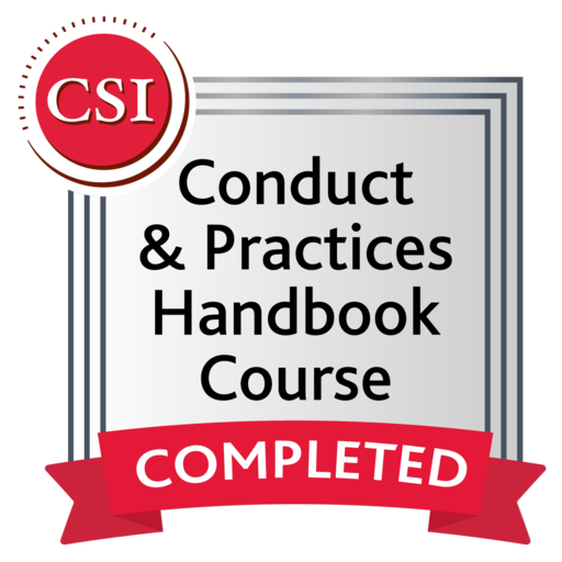 Conduct and Practices Handbook Course (CPH®) - Credly