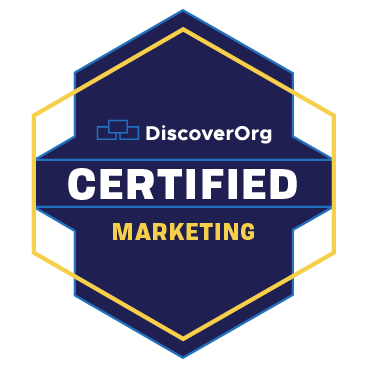DiscoverOrg Certification for Marketing - Credly