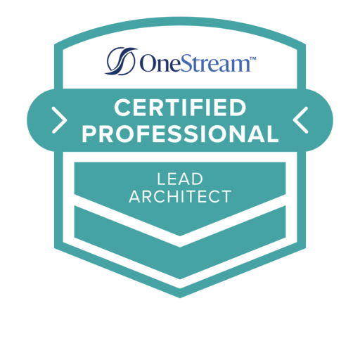 OneStream Certified Professional (OCP) - Lead Architect R1 - Credly
