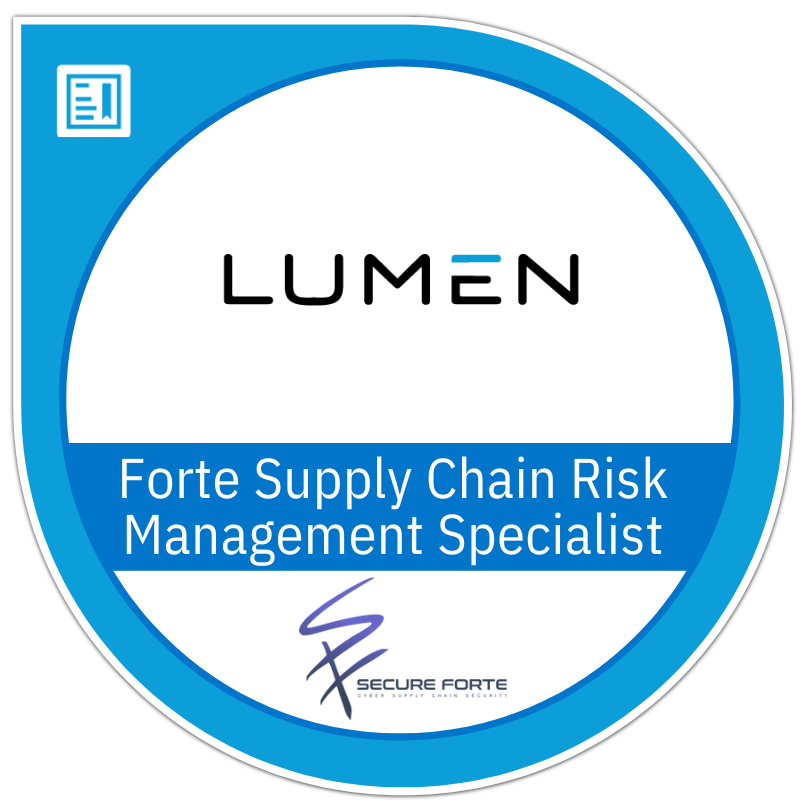 Forte Supply Chain Risk Management Specialist - Credly