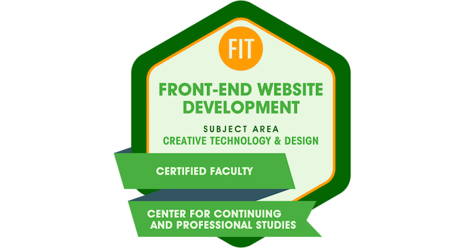 Front-end Website Development Faculty - Credly