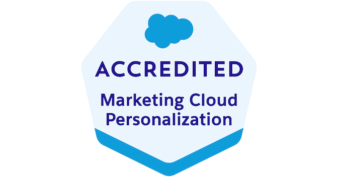 Marketing Cloud Personalization Accredited Professional - Credly
