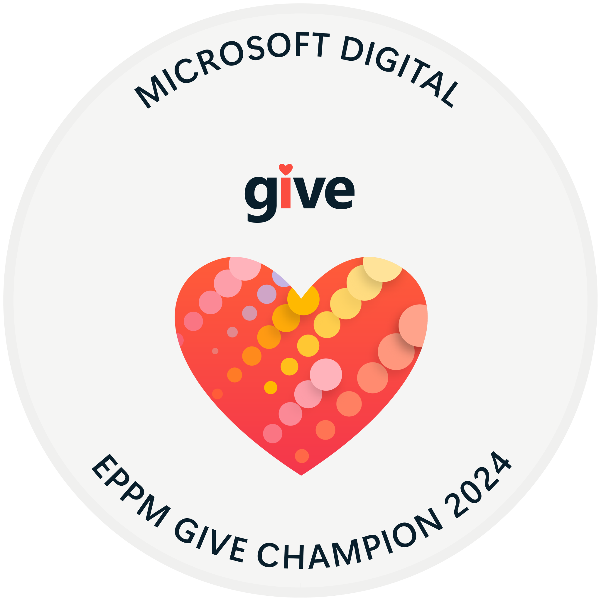 EPPM Give Champion 2024 - Credly