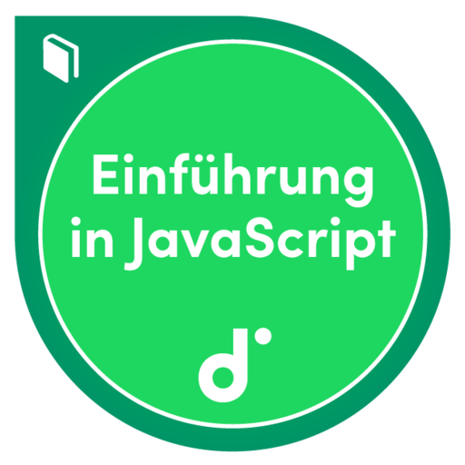 Kursteilnahme: Einführung in JavaScript - Credly
