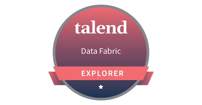 Talend Data Fabric Explorer - Credly