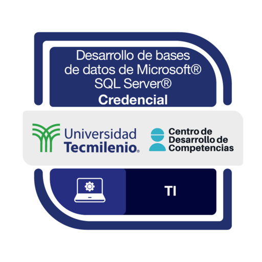Credencial Desarrollo de bases de datos de Microsoft® SQL Server® - Credly Credencial Desarrollo de bases de datos de Microsoft® SQL Server® - Credly