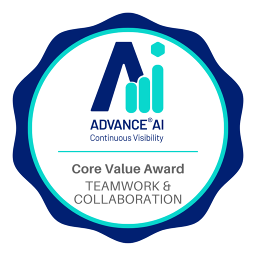 ADVANCE®AI Core Value Award - Teamwork & Collaboration - Credly