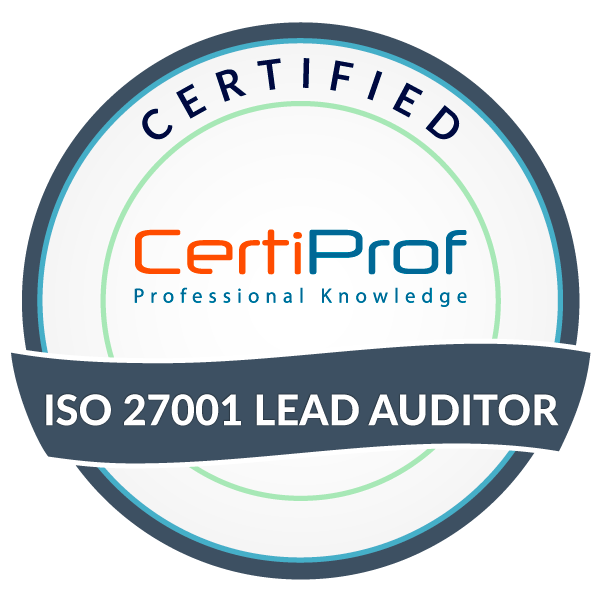 Certified ISO 27001 Lead Auditor I27001LA Credly