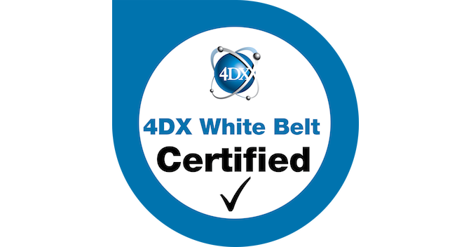 The Autodesk 4DX White Belt Coach Certificate - Credly