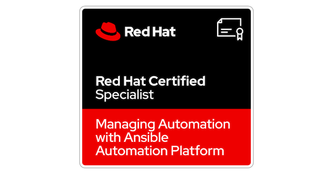 Red Hat Certified Specialist in Managing Automation with Ansible ...
