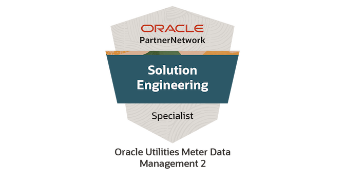 Oracle Utilities Meter Data Management 2 Solution Engineer Specialist ...