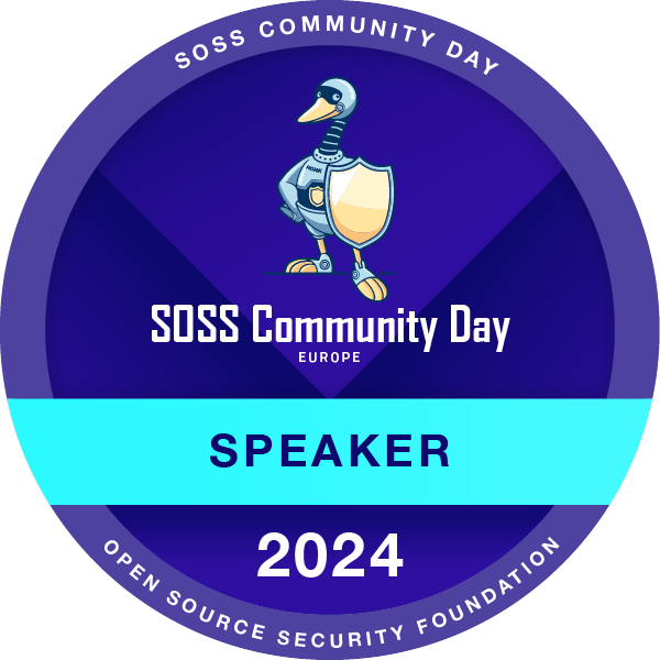 Speaker: SOSS Community Day Europe 2024 - Credly
