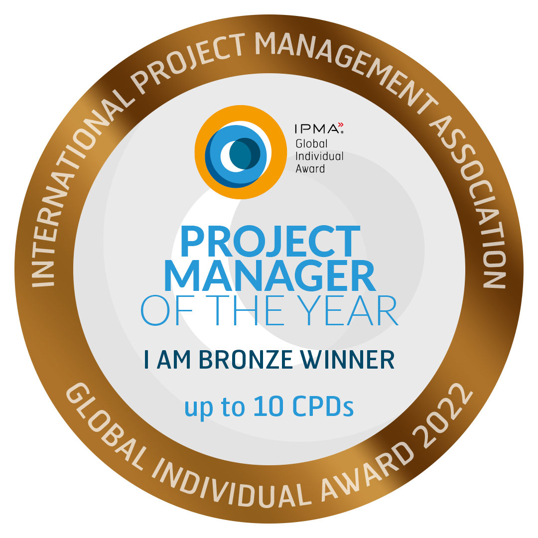IPMA Global Individual Award 2022 - Project Manager of the Year Bronze ...