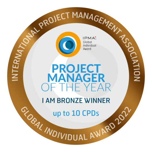 IPMA Global Individual Award 2022 - Project Manager of the Year Bronze ...