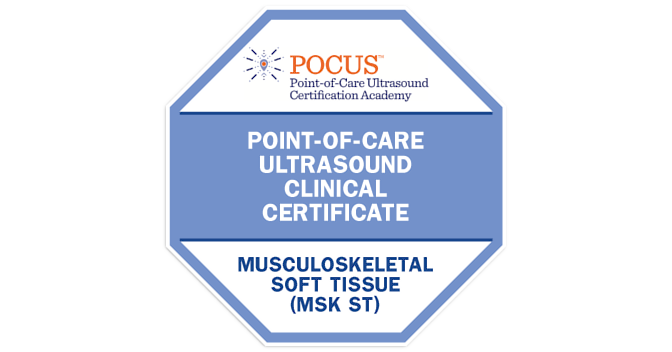 POCUS Certification Academy™ Musculoskeletal Soft Tissue (MSK ST) Point ...