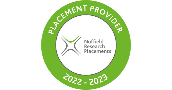 Nuffield Research Placement Provider 2022/2023 - Credly