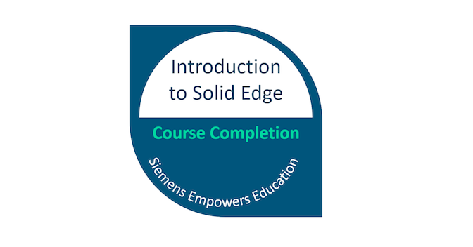 Introduction to Solid Edge Course - Credly