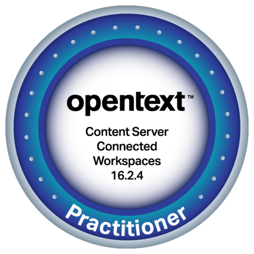 OpenText Practitioner - Content Server Connected Workspaces 16.2.4 - Credly