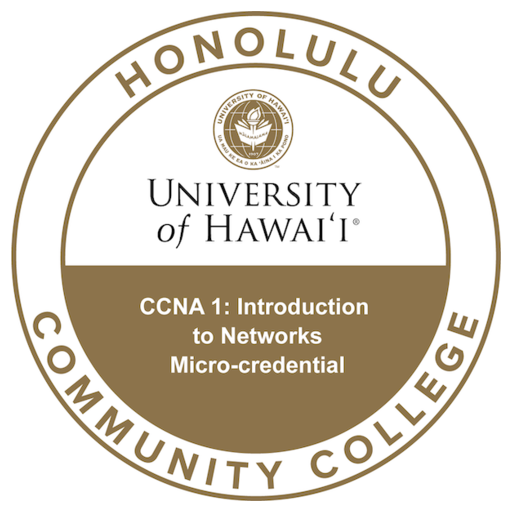 CCNA 1: Introduction to Networks - Credly