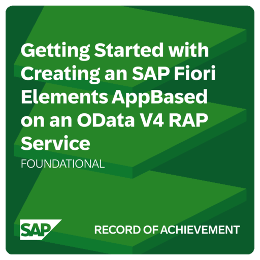 Getting Started With Creating An Sap Fiori Elements App Based On An 3223