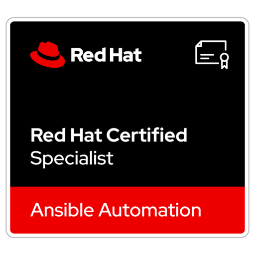 Red Hat Certified Specialist in Ansible Automation - Credly