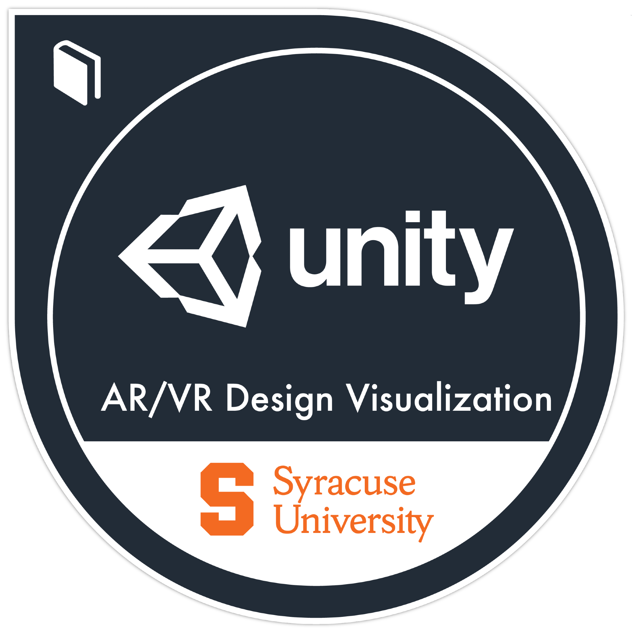 The Unity Immersive Design Certificate from Syracuse University - Credly