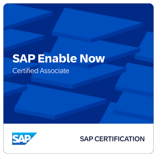 SAP Certified Associate - SAP Enable Now - Credly