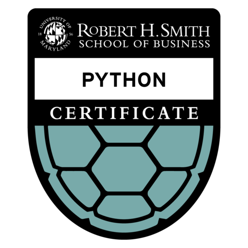 Python for Business Professional Certificate - Credly