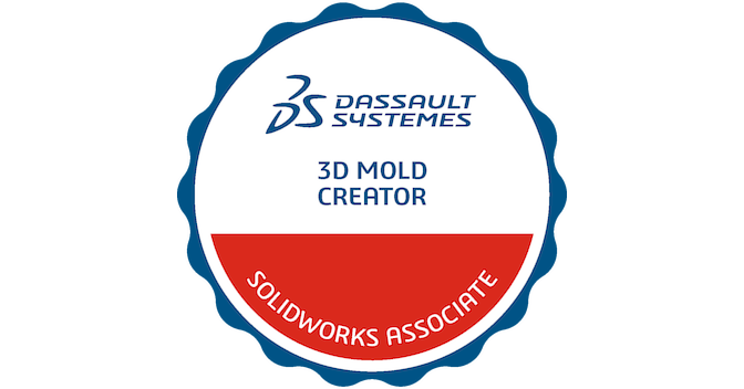 Certified SOLIDWORKS 3D Mold Creator - Associate - Credly