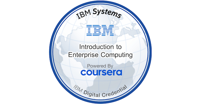 Introduction to Enterprise Computing - Credly