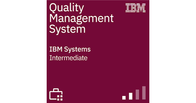 IBM Systems Quality Management System - Credly