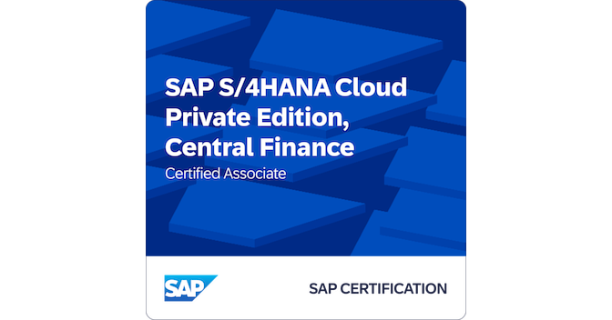 SAP Certified Associate - SAP S/4HANA Cloud Private Edition, Central ...