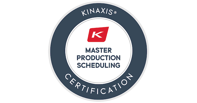 Kinaxis Master Production Scheduling Application Specialist - Credly