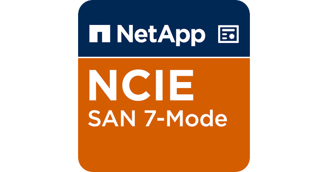 NetApp Certified Implementation Engineer - SAN Specialist, Data ONTAP 7-Mode - Credly