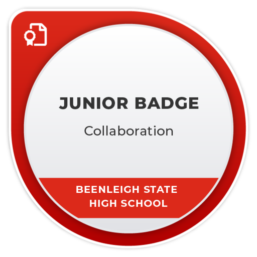 Junior Collaboration Badge - Credly