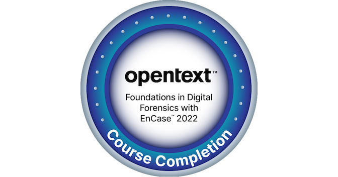 OpenText Course Completion - Foundations in Digital Forensics with ...