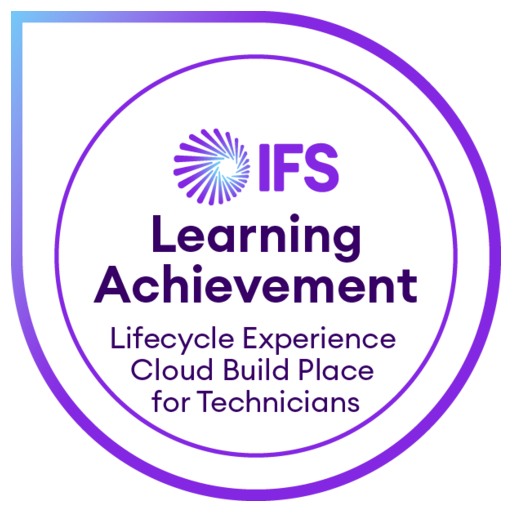 IFS Learning Achievement - Lifecycle Experience - Cloud Build Place for ...
