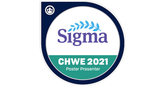 CHWE 2021 Poster Presenter - Credly